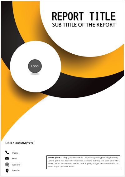 Cover Page Yellow Circles Cover Page COVER PAGES