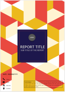 Cover Page | Tasty Orange Cover Page Template - COVER PAGES